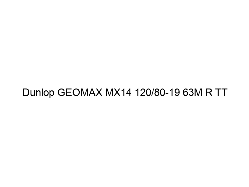 Dunlop GEOMAX MX14 120/80-19 63M R TT - Rey Motor